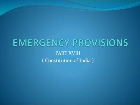 President rule/state emergency under Article 356 of Indian constitution ...